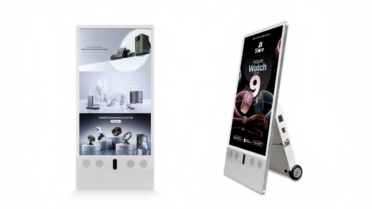 Portable Digital Signage Manufacturer - Mobile Poster Display Factory