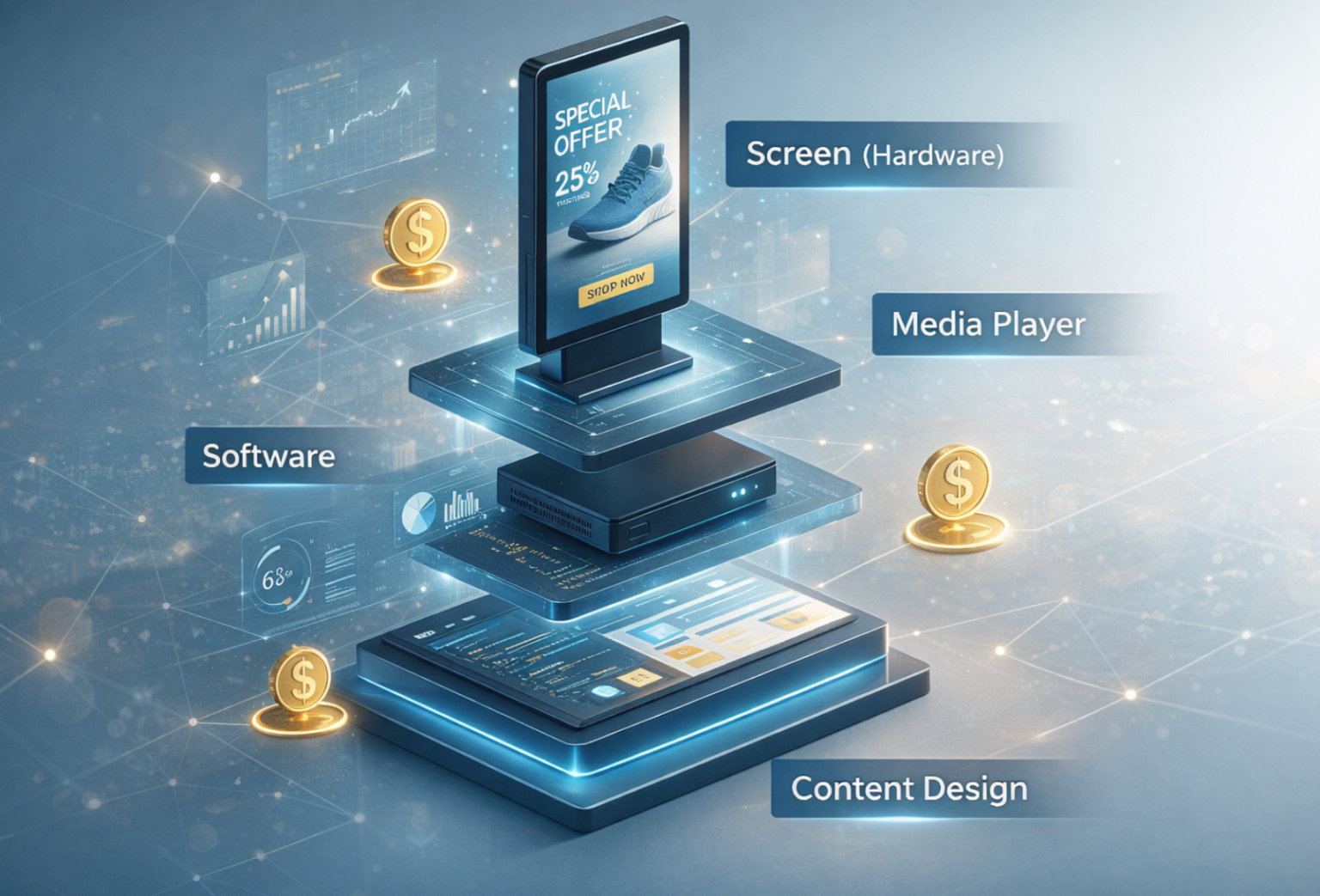 Digital Signage Costs: How Much You Should Pay